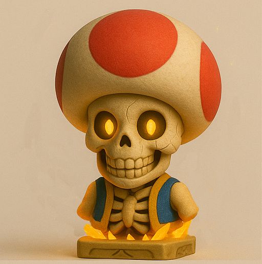 💀 Mario Skull Bust Collection・ STL File for 3D printing・Cults