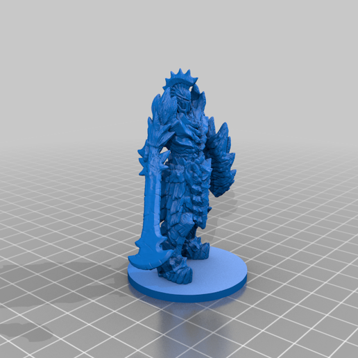 🎲 Large Metal Elemental・Free 3D File for ・Cults