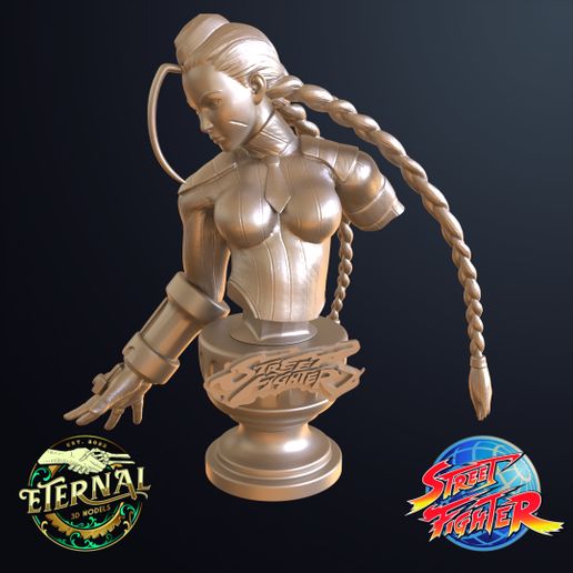 Archivo 3D CAMMY BLANCO ASESINO ABEJA BUSTO - STREET FIGHTER - ETERNO 🧸 ・Plan para descargar y ...