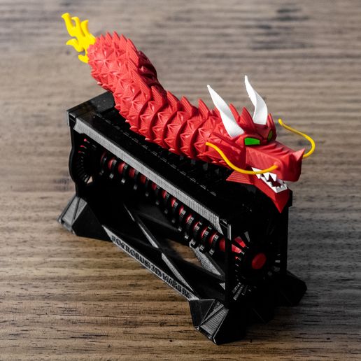 🐉 SHAPE SHAKER DRAGON・ STL File for ・Cults