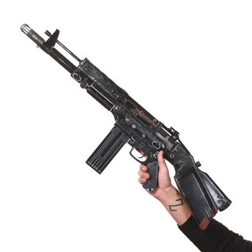 🔫 Assault Rifle 1960 Wolfenstein dieselpunk Prop Replica Gun Weapon・ 3D ...