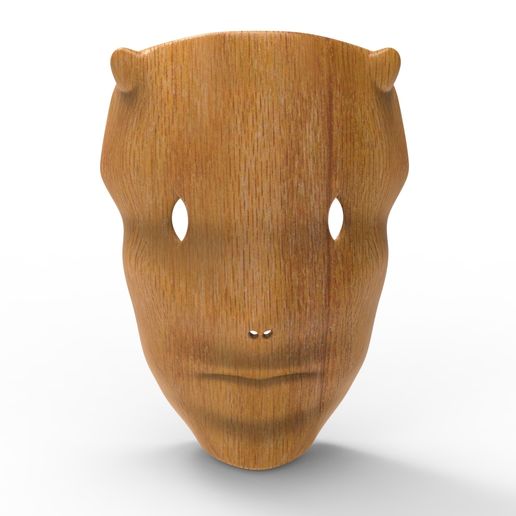 🪵 Forest face mask・ 3D File for 3D printing・Cults