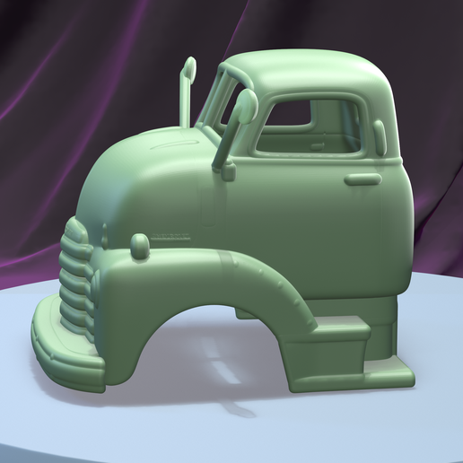 🚙 CHEVROLET COE 1948 (1/24) Printable Car Body・ STL File for ・Cults