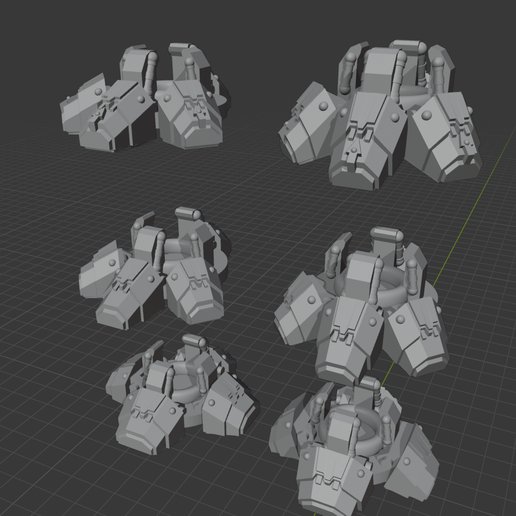🎲 multi part dreadnought / helbrute・ 3D File for 3D printing・Cults