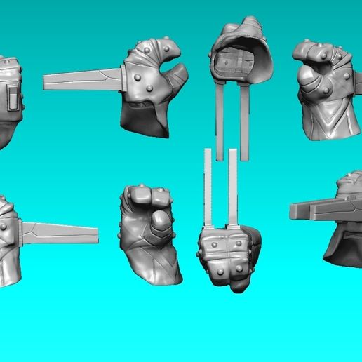 🗡️ TMNT samurai armor・ OBJ File for 3D printing・Cults