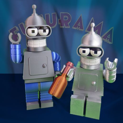 🤖 35 CM FANART FIGURE OF BENDER・ STL File for ・Cults