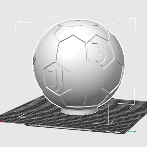 🏈 Juventus FC multiple logo football team lamp (soccer)・ STL File for ...
