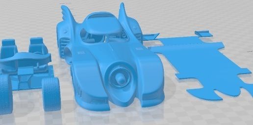 🚗 Batmobile 1989 Jet Car Printable・ 3D File for ・Cults