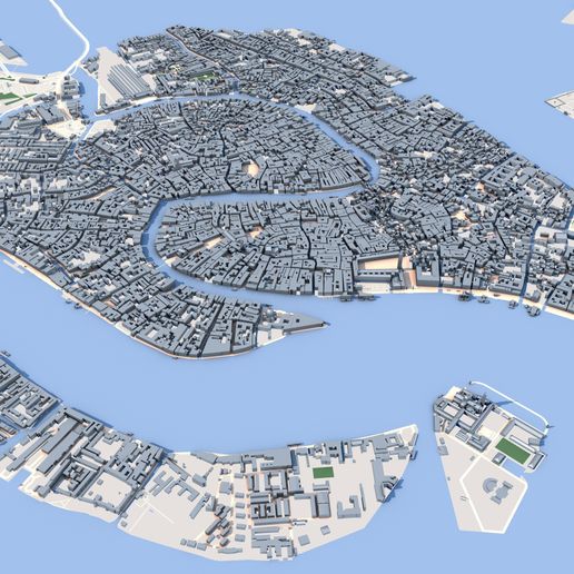 🏙️ Venice City Italy・ 3D File for 3D printing・Cults