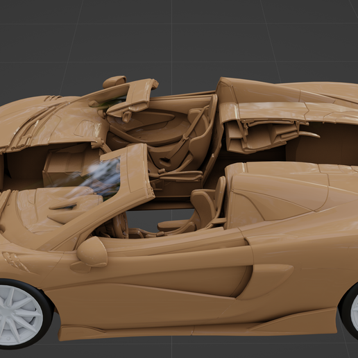 🕷️ McLaren 600LT Spider MSO 2019・ STL File for 3D printing・Cults