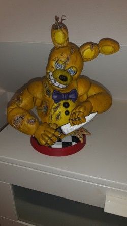 👾 Five Nights at Freddy's Springtrap The Yellow Bunny William Afton・3D ...
