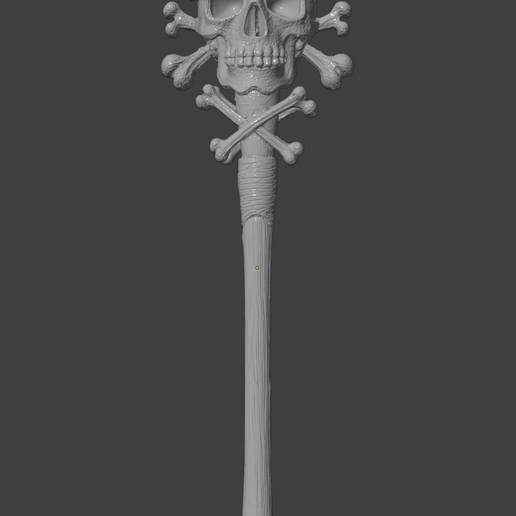 🦸 Necromancer’s Staff・ STL File for 3D printing・Cults