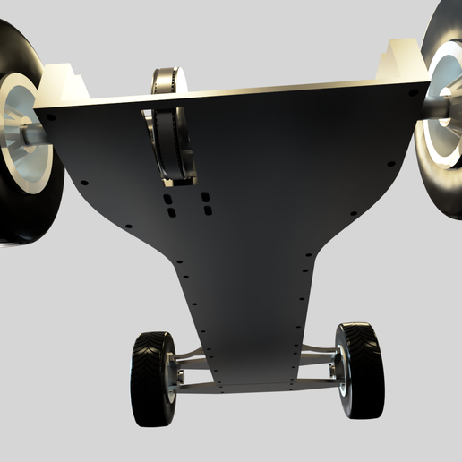 🚗 Simplest RC Car RWD Base・Free STL File for 3D printing・Cults