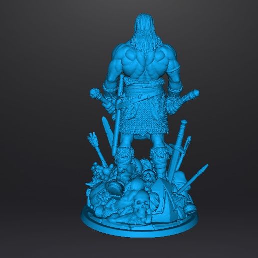 STL file CONAN MINIATURE MODEL FIGURE FOR FANTASY GAMES RPG AND DND 🪖 ...