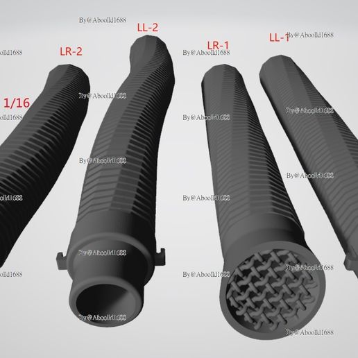 🐅 Tiger tank Early Production for filter connecting pipe-2.(STL-16-35 ...
