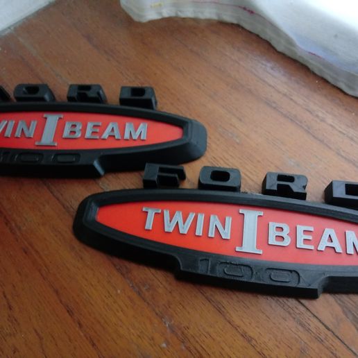 🚙 Emblem Mudguard Ford F100 66・ STL File for 3D printing・Cults