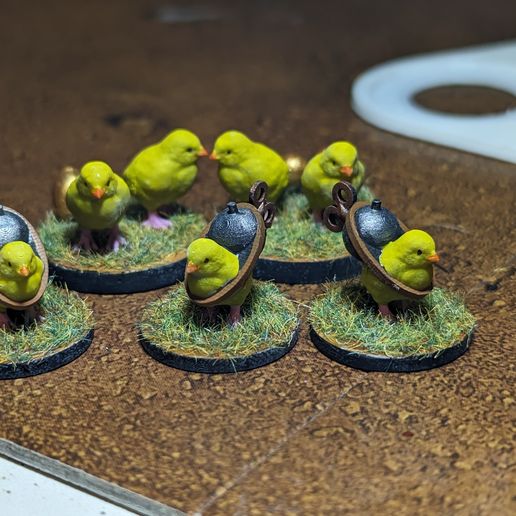 3D printing BOMB CHICK Explosive chicken D&D・Cults