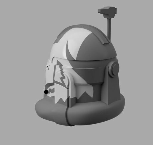 🪖 Commander Wolffe Phase 2 Helmet・Free STL File for ・Cults