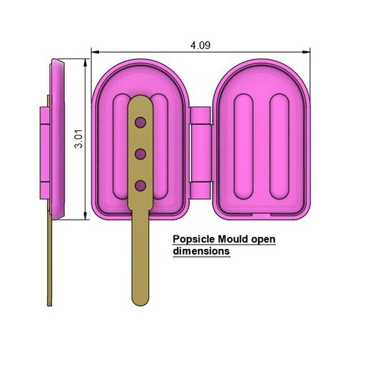 ️ PRINT IN PLACE – POPSICLE MAKER FOR SENSORY AND IMAGINATIVE PLAY・ STL ...