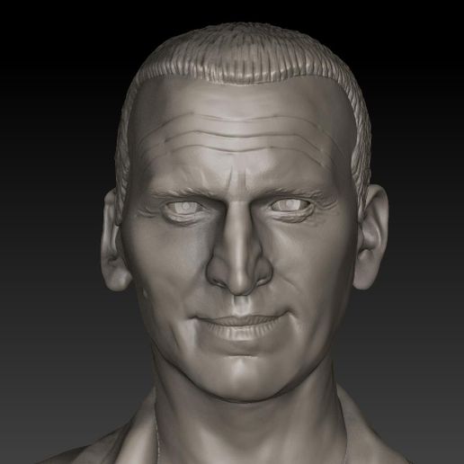 STL file DOCTOR WHO CHRISTOPHER ECCLESTON 🩺 ・3D printer design to ...
