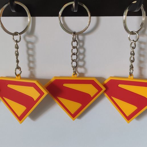🦸‍♂️ Superman 2025 Keychain・ STL File for 3D printing・Cults