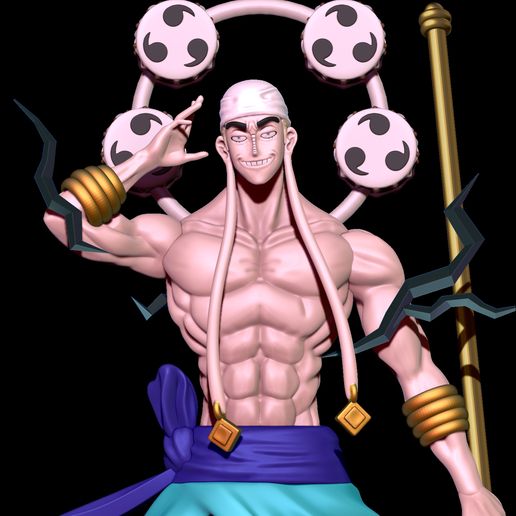 Fichier STL Enel / Eneru One Piece POP Scale 💬 ・Plan pour imprimante 3D ...