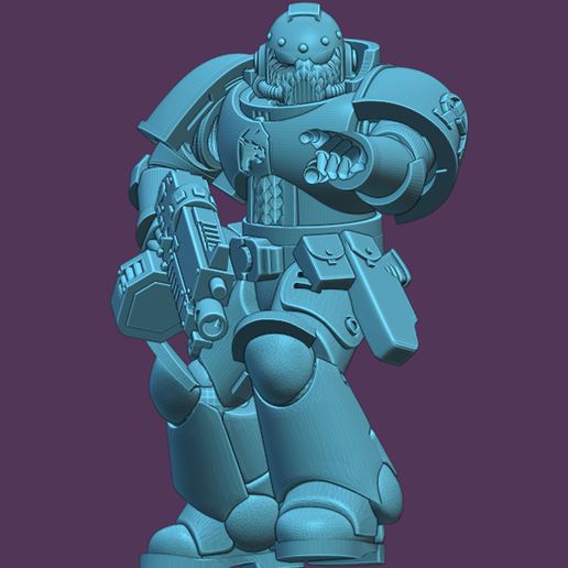 Free STL file Alpha Legion Space Trooper. 🛰 ・3D printing model to ...