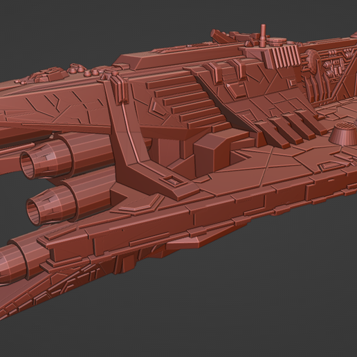 🎲 Aggressor-class Destroyer・ STL File for 3D printing・Cults