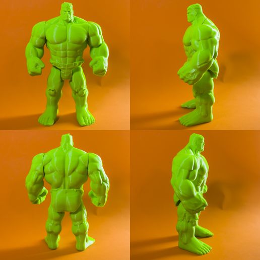 🦸‍♂️ Hulk Articulated Assembly & Print-in-Place・Free STL File for 3D ...