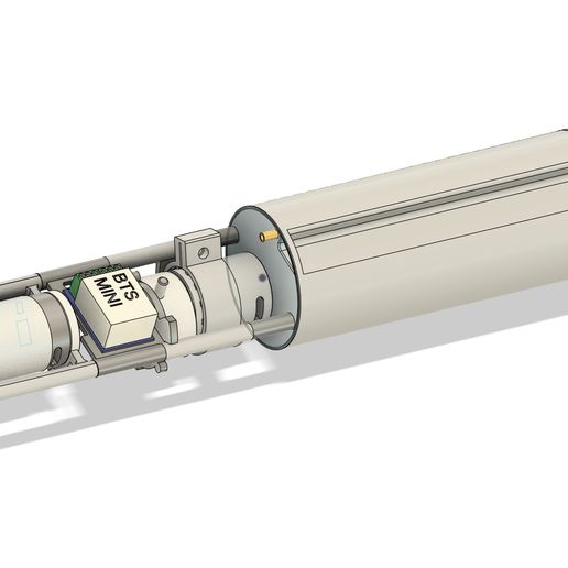 👽 WaterTightCylinder 60mm WTC for RC submarine・ STL File for 3D ...
