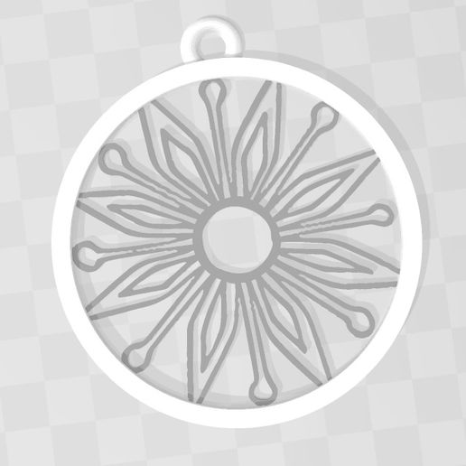 Free STL file Christmas bauble flocon 2 🎄 ・3D printer design to ...