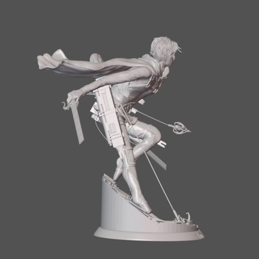 Archivo STL Levi Ackerman - Attack on Titan / Shingeki no Kyojin ...