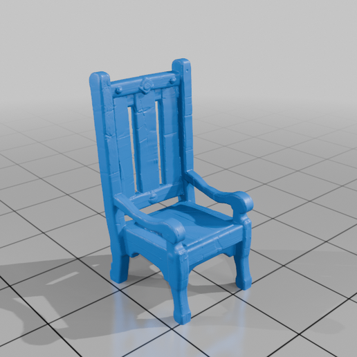 🪑 Chair Collection (DND / TTRPG)・Free STL File for 3D printing・Cults