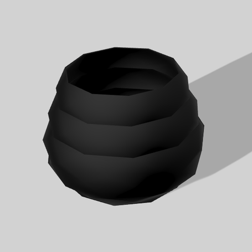 Archivo STL Maseta - Low Poly 3D ART 🎨 ・Objeto de impresión 3D para ...