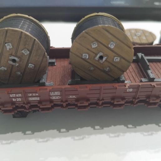 STL file HO cable roll 🔌 ・3D printable design to download・Cults