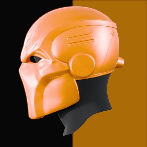 STL file Deathstroke Helmet Cosplay - Multi-Part Model 🪖 ・3D printable ...