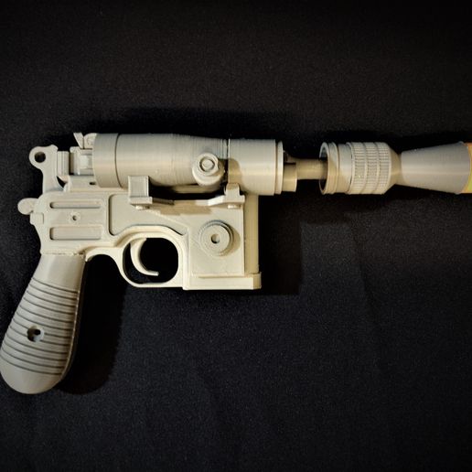 🎭 DL-44 ESB Blaster Han Solo・ STL File for 3D printing・Cults