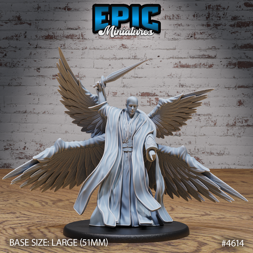 👼 Planetar Angel Attack ‧ DnD Miniature ‧ Tabletop Miniatures ‧ Gaming ...