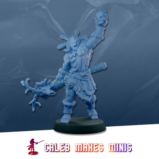 🎲 "Ogluk" - Orc Wizard [PRE-SUPPORTED] | Mages Group・ 3D File for 3D ...