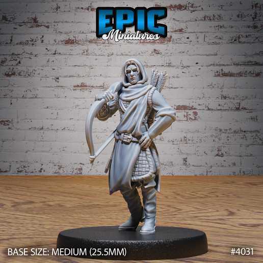 3D file Villager Ranger ‧ DnD Miniature ‧ Tabletop Miniatures ‧ Gaming ...