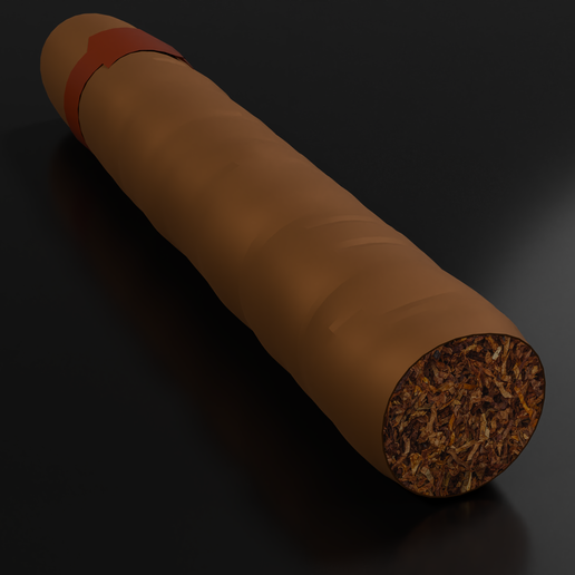 🚬 Cigar・ OBJ File for 3D printing・Cults