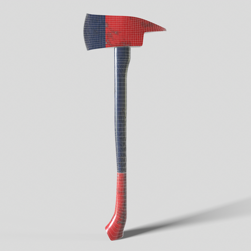 🧑‍🚒 Fireaxe・ STL File for 3D printing・Cults