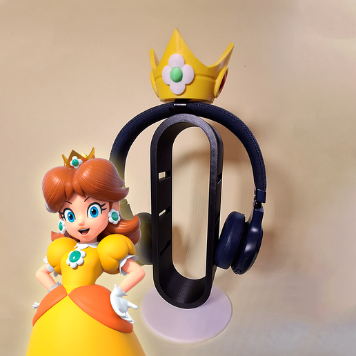 STL file Princess Daisy Crown (Super Mario) 👸 ・Template to download and ...