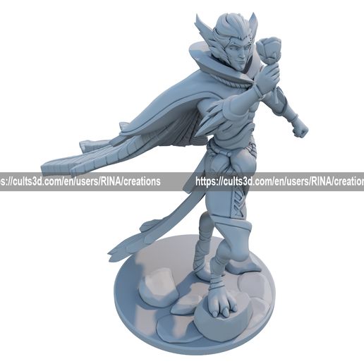 🎲 rakan League of Legends 3D print model・ STL File for ・Cults