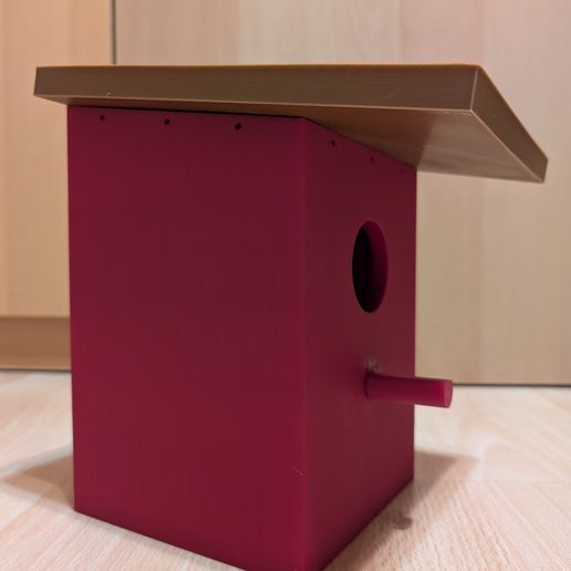 🐦 Bird nesting box・Free STL File for 3D printing・Cults