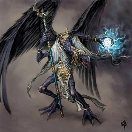 3D 文件 CHAOS DEMON DAEMON BLUE MAGICIAN LORD OF CHANGE 🧝 ・可下载 3D 打印设计・Cults