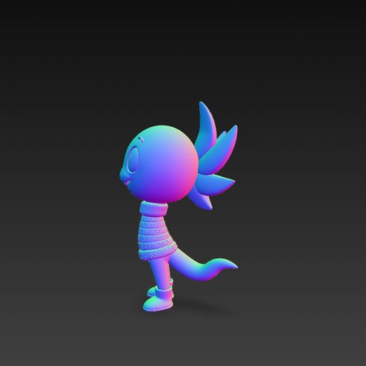 👹 Monster kid Undertale・ STL File for 3D printing・Cults