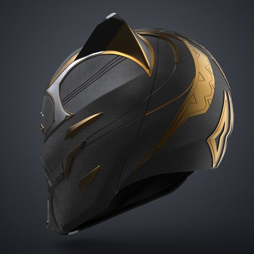 👸 Queen Shuri Helmet - Black Panther Wakanda Forever・ 3D File for 3D ...