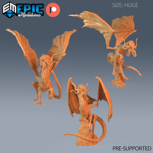 🐉 Jabberwock Dragon Set ‧ DnD Miniature ‧ Tabletop Miniatures ‧ Gaming ...