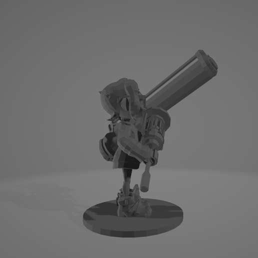 👧 Splatoon 3 Inkling Girl (Bed Head) with Dynamo Roller Miniature Model ...